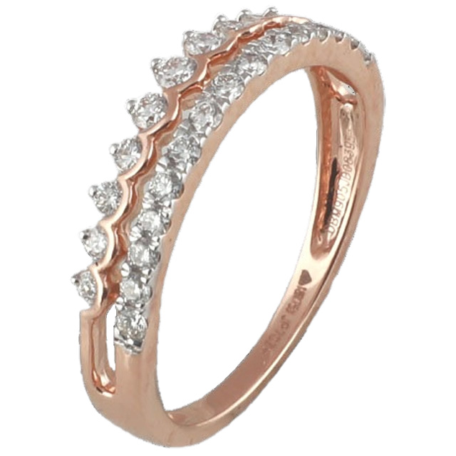 Hira Panna 18k Sparkling Diamond Ring - Hira Panna Jewellers