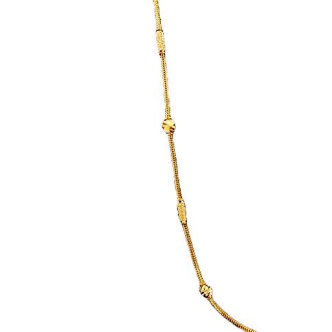 Hira Panna 22k Exclusive Gold Kanthi Chain - Hira Panna Jewellers