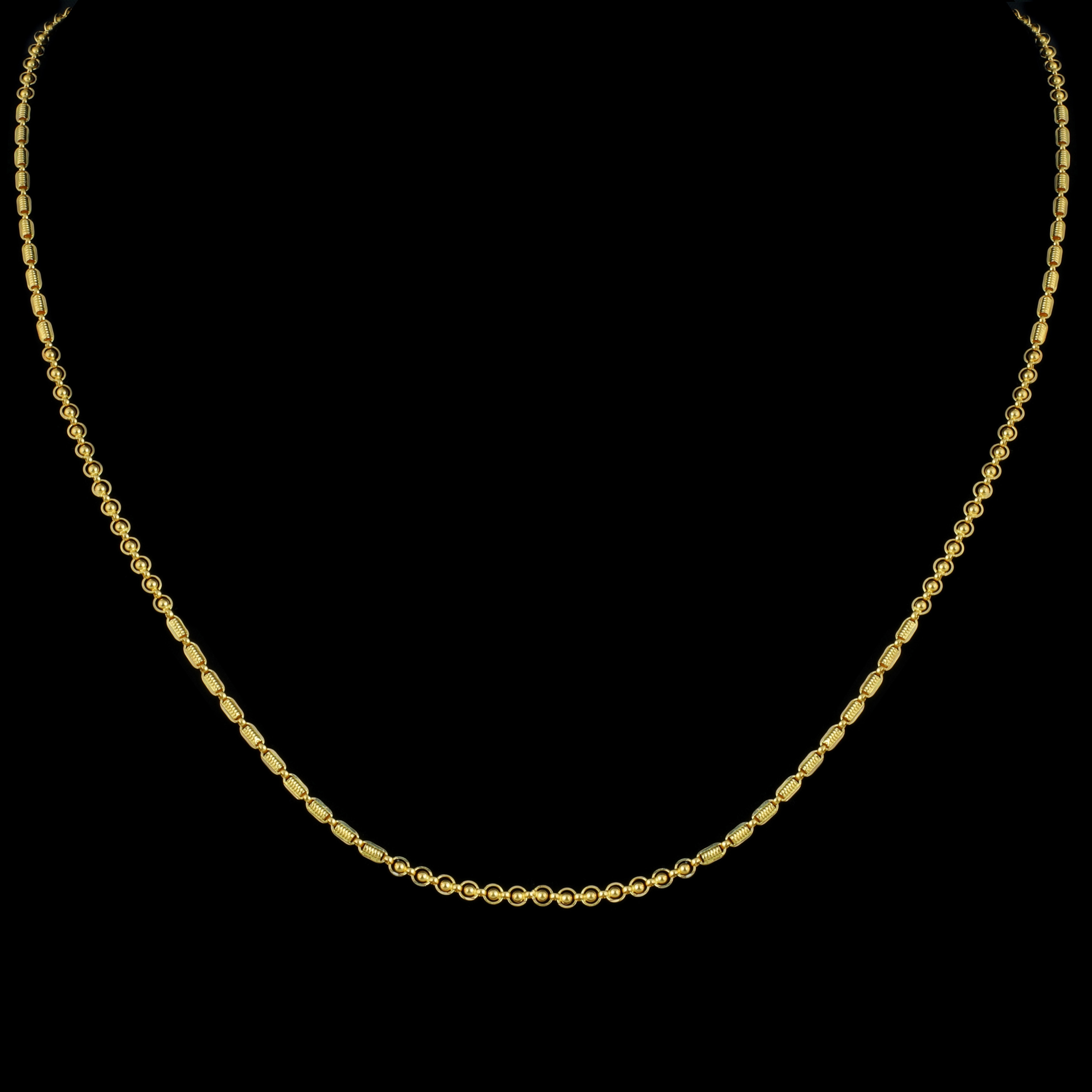 Hira Panna 22k Exclusive Gold Coimbatore Chain - Hira Panna Jewellers