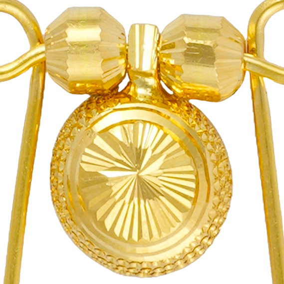 Hira Panna 22k Gold Mangalsutra Locket - Hira Panna Jewellers