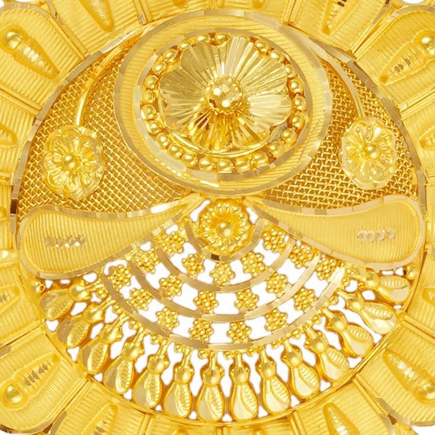 Hira Panna 22k Gold Mangalsutra Locket - Hira Panna Jewellers