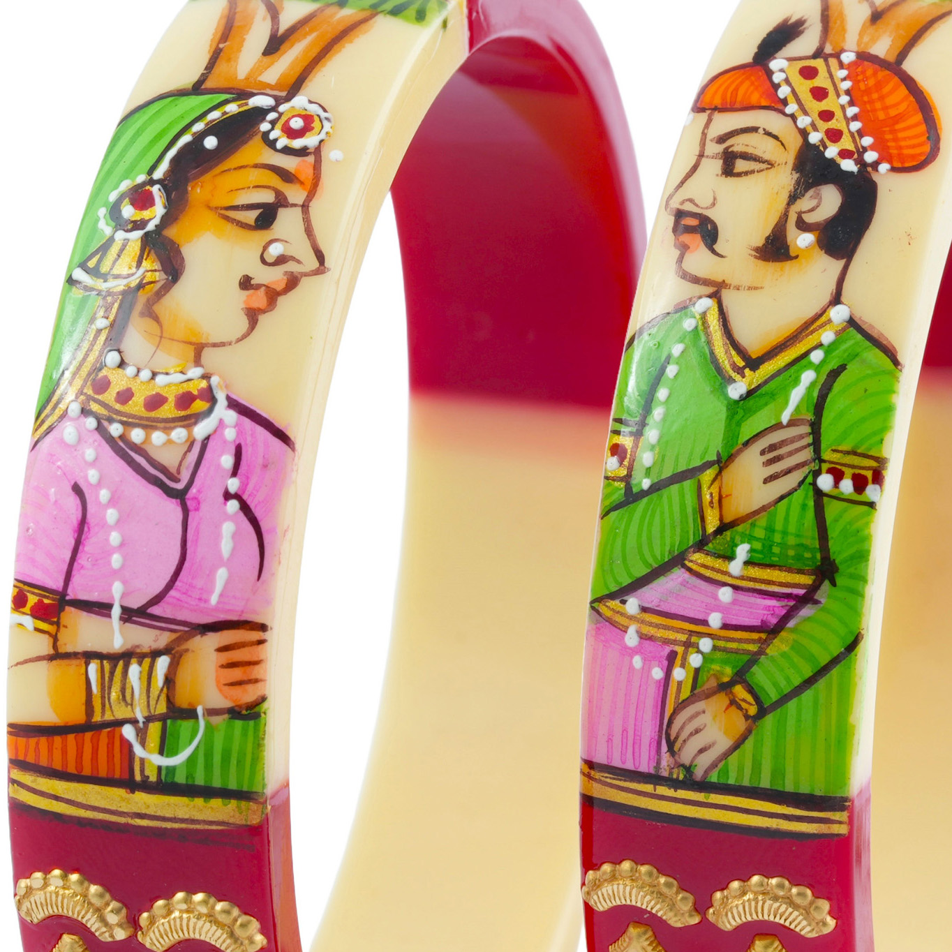 Hira Panna 22k Gold Pola Churi For Party & Wedding Wear - Hira Panna ...