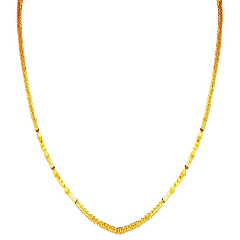 Hira Panna 22k Exclusive Gold Coimbatore Chain - Hira Panna Jewellers
