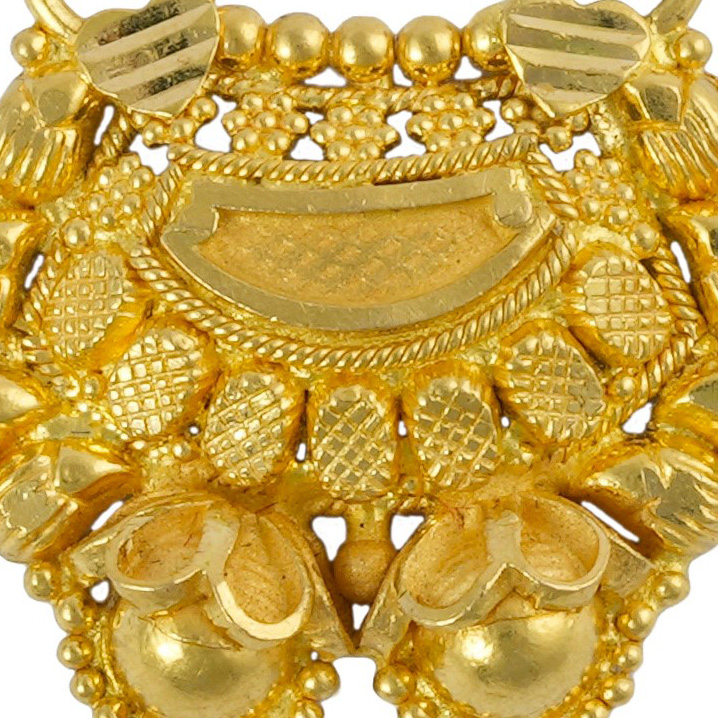 Hira Panna 22k Gold Mangalsutra Locket - Hira Panna Jewellers