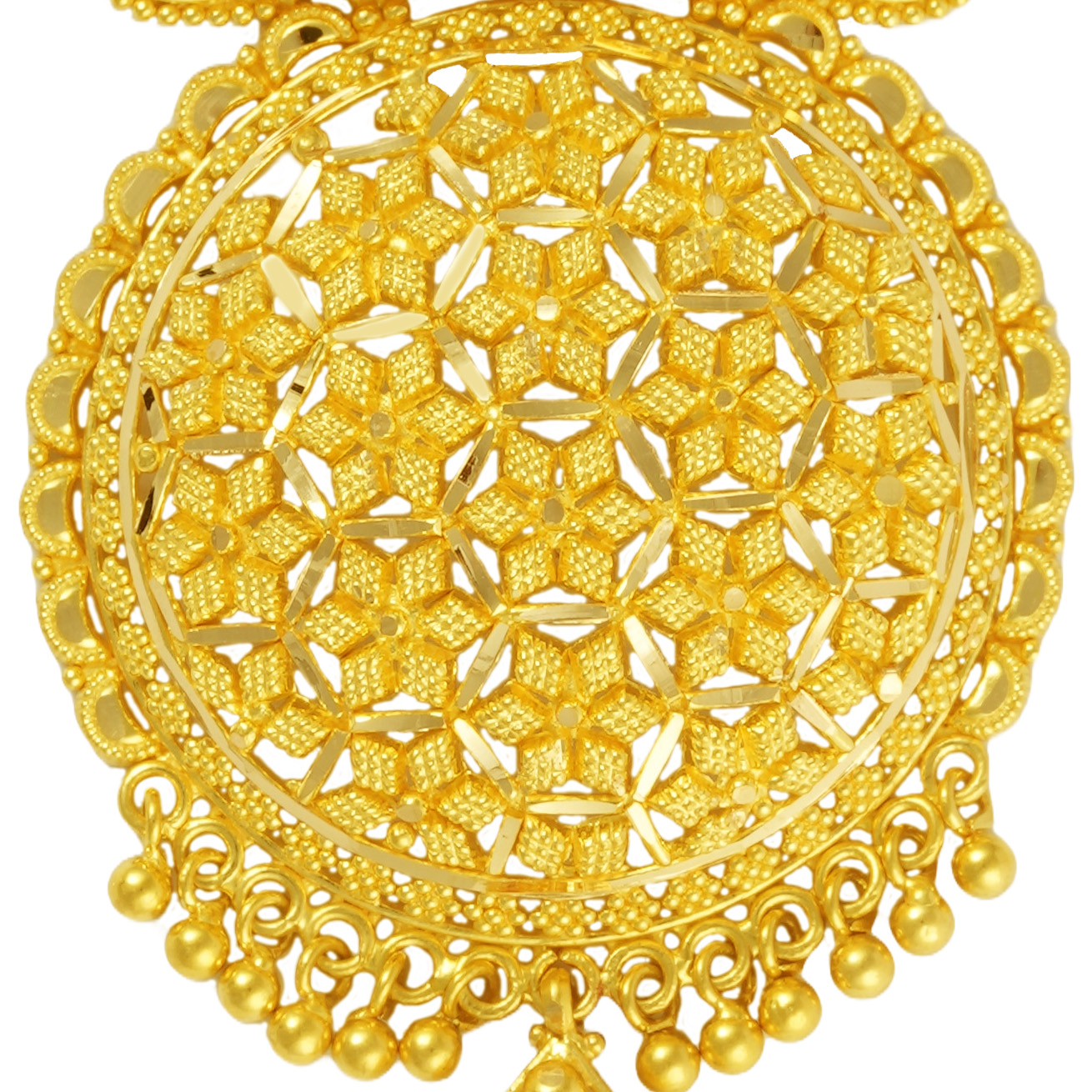 Hira Panna 22k Gold Mangalsutra Locket - Hira Panna Jewellers