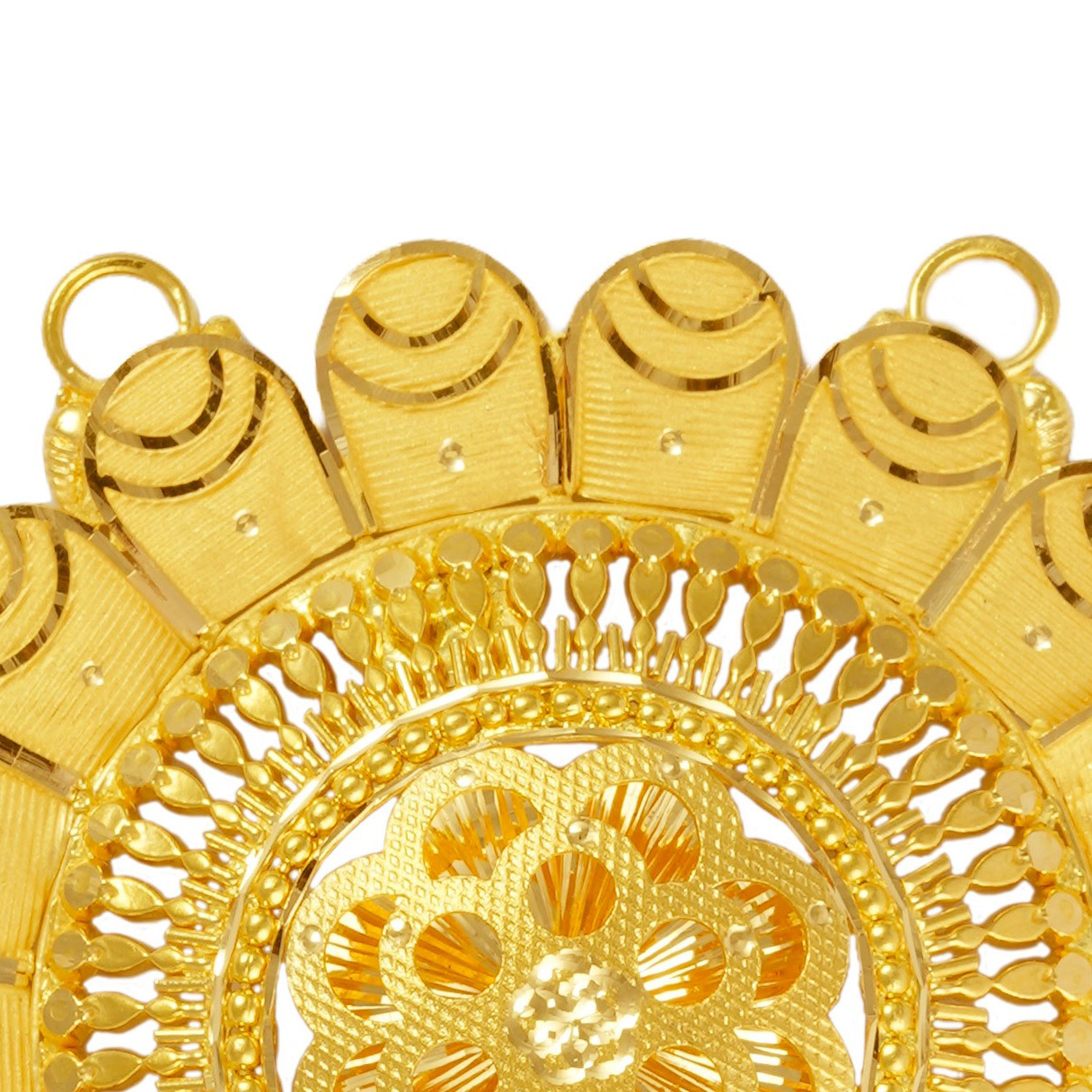 Hira Panna 22k Gold Mangalsutra Locket - Hira Panna Jewellers