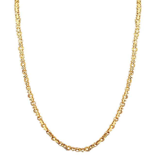 Hira Panna 22k Exclusive Gold Coimbatore Chain - Hira Panna Jewellers