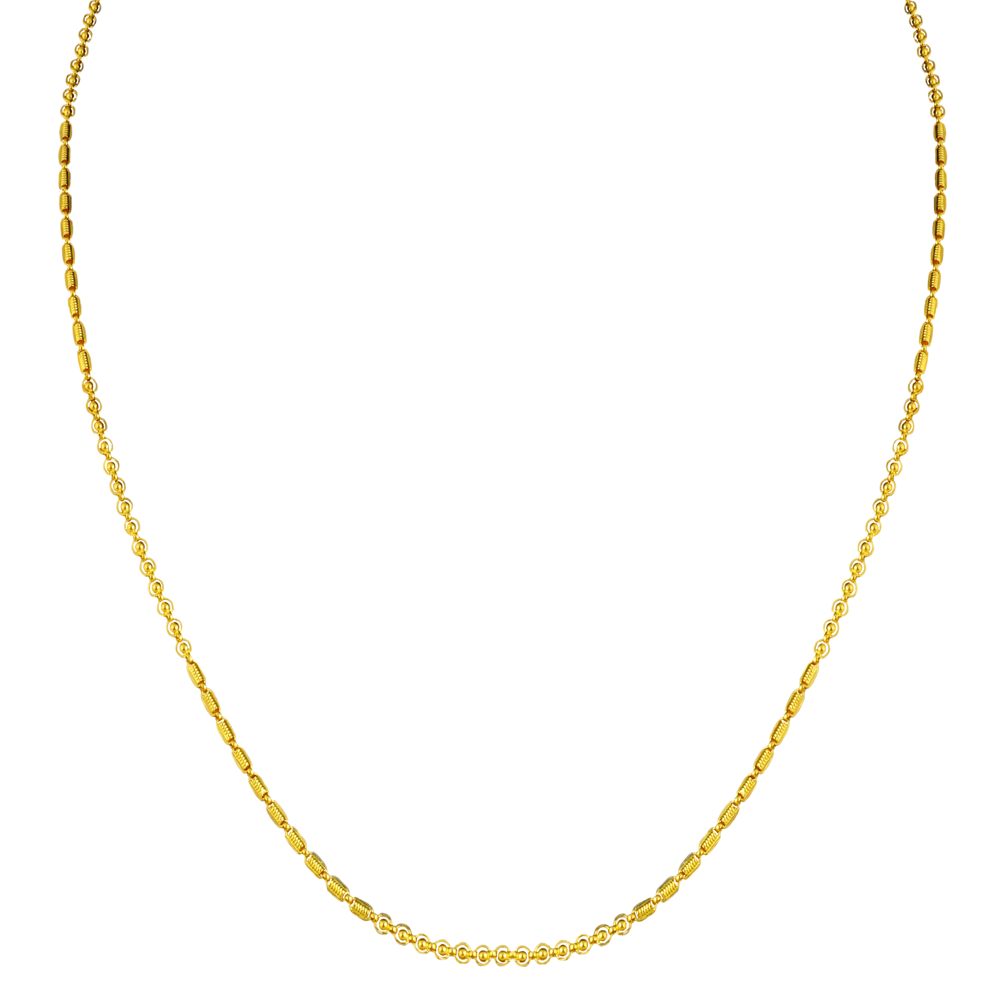 Hira Panna 22k Exclusive Gold Coimbatore Chain - Hira Panna Jewellers
