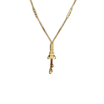 Hira Panna 22k Exclusive Gold Kanthi Chain - Hira Panna Jewellers