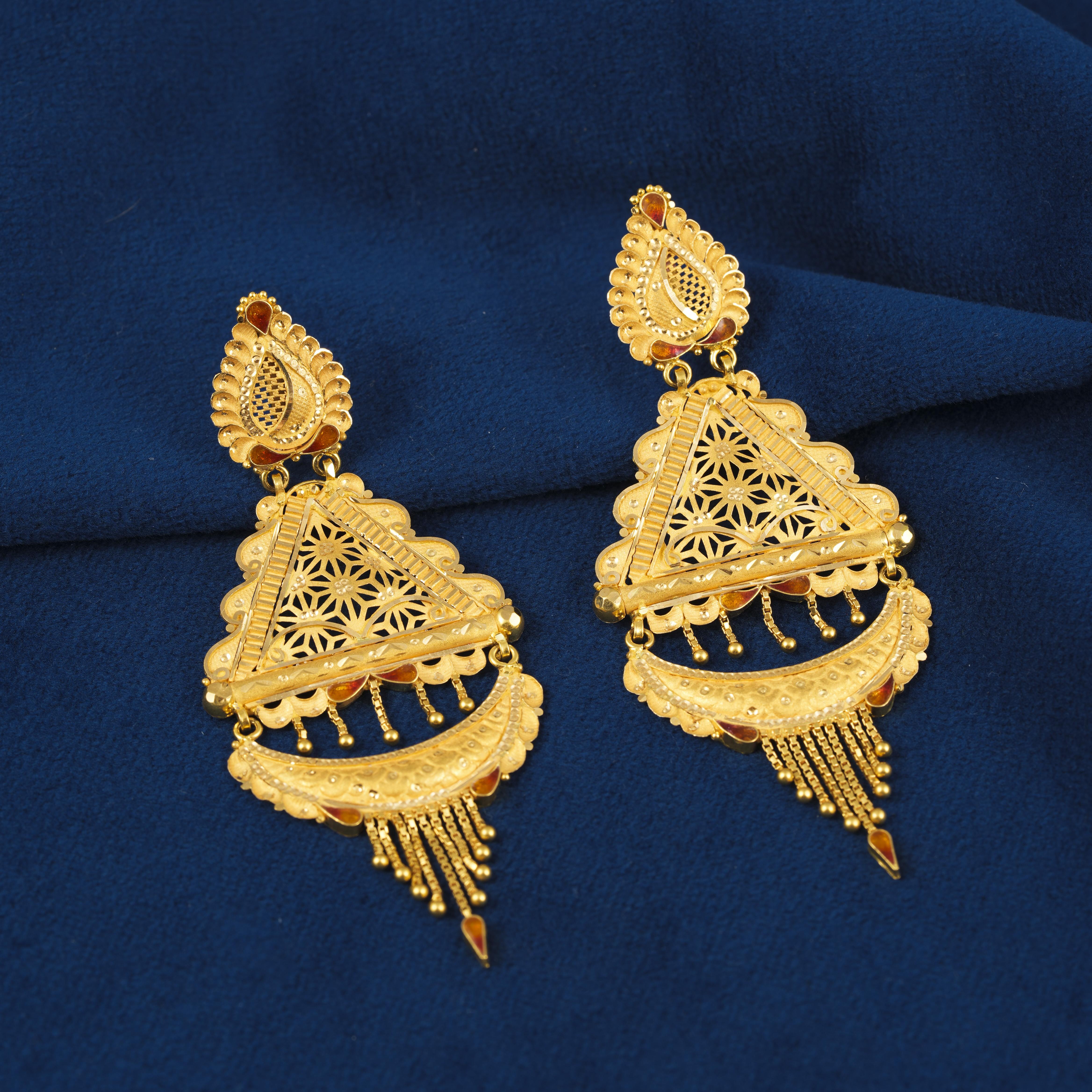 TRADITIONAL BOMBAY EARRING - Hira Panna Jewellers