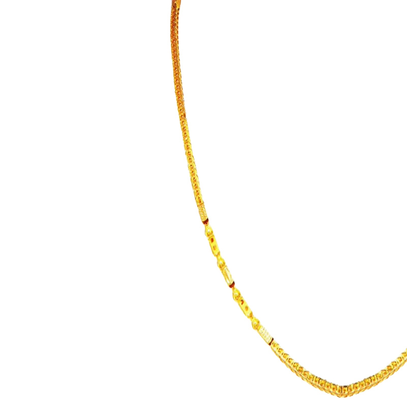Hira Panna 22k Exclusive Gold Coimbatore Chain - Hira Panna Jewellers