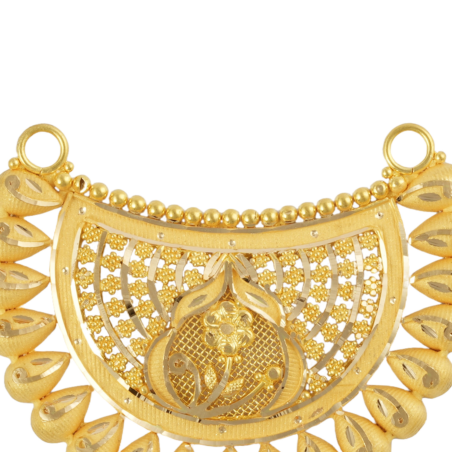 Hira Panna 22k Gold Mangalsutra Locket - Hira Panna Jewellers