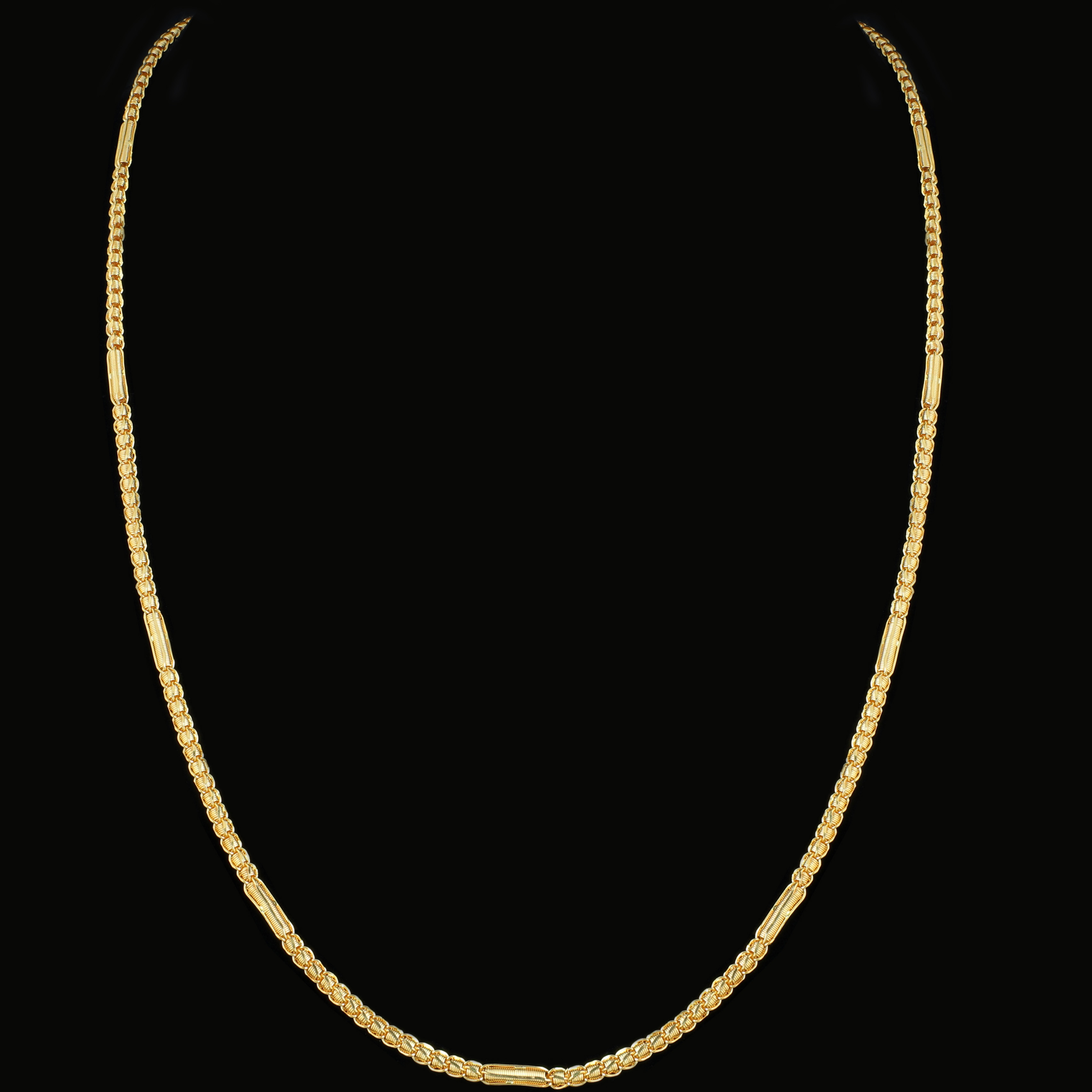 Hira Panna 22k Exclusive Gold Coimbatore Chain - Hira Panna Jewellers
