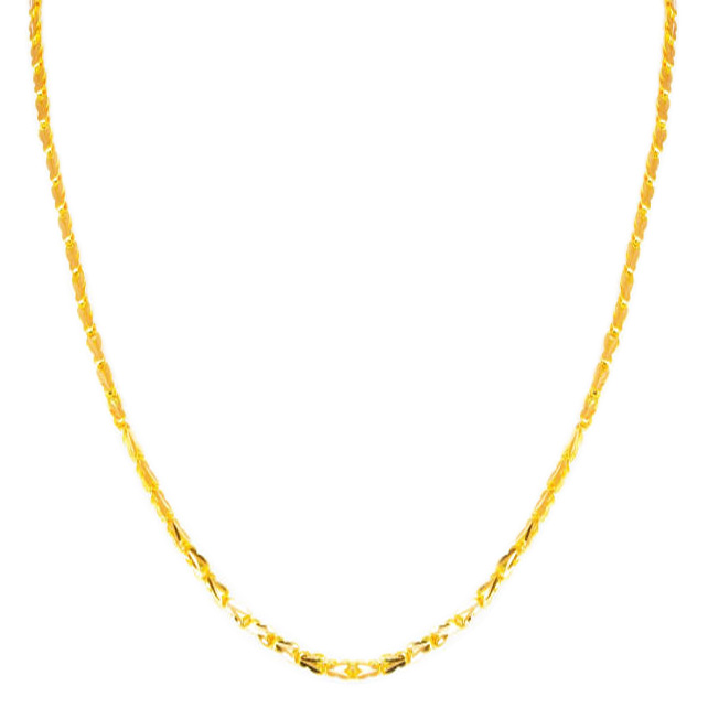 Hira Panna 22k Exclusive Gold Coimbatore Chain - Hira Panna Jewellers